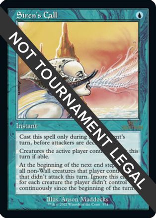 Siren's Call (Retro Frame) - 30th Anniversary Edition - Magic: The ...