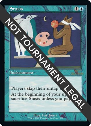 Stasis (Retro Frame) - 30th Anniversary Edition - Magic: The Gathering