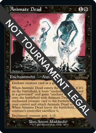 Animate Dead (Retro Frame) - 30th Anniversary Edition - Magic: The ...