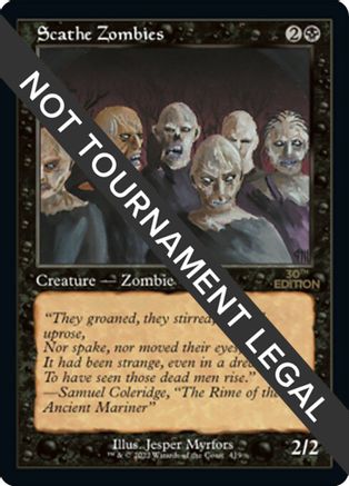 Scathe Zombies (Retro Frame) - 30th Anniversary Edition - Magic: The ...