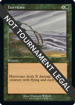 Hurricane (Retro Frame) - 30th Anniversary Edition - Magic: The Gathering