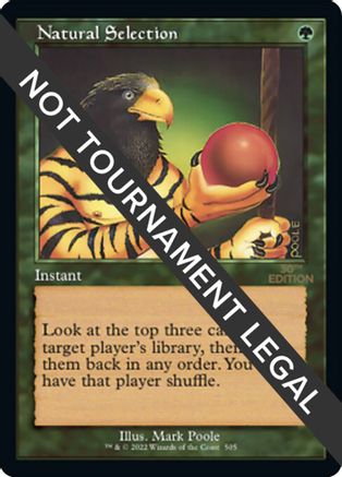 Natural Selection (Retro Frame) - 30th Anniversary Edition - Magic: The ...