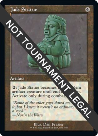 Jade Statue (Retro Frame) - 30th Anniversary Edition - Magic: The Gathering