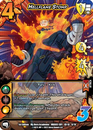 Hellflame Stomp (XR) - UniVersus: My Hero Academia: Heroes Clash ...