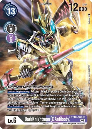 DarkKnightmon (X Antibody) (Alternate Art) - Xros Encounter - Digimon Card Game