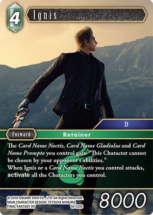 Ignis - Resurgence of Power - Final Fantasy TCG