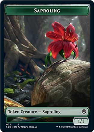 Saproling // Soldier Double-sided Token - Starter Commander Decks ...