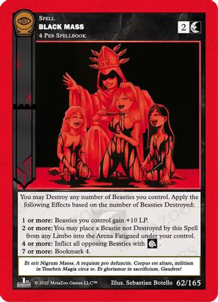 Black Mass - Seance: First Edition - MetaZoo