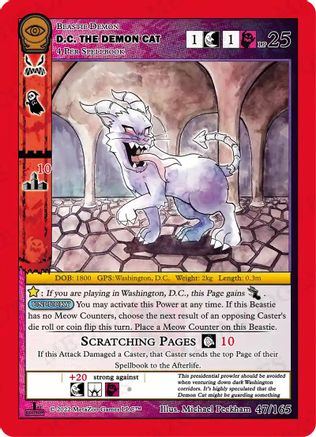 D.C. the Demon Cat - Seance: First Edition - MetaZoo