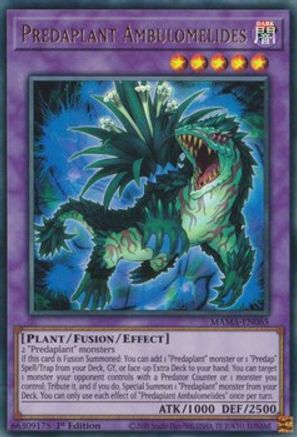 Predaplant Ambulomelides - Magnificent Mavens - YuGiOh