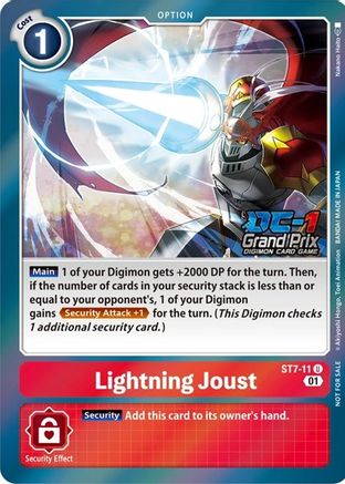 Lightning Joust (DC-1 2022 Stamped) - Starter Deck 07: Gallantmon ...