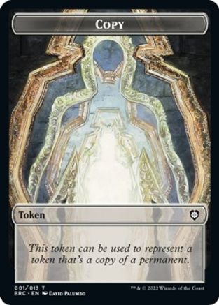 Copy // Inkling Double-sided Token - Commander: The Brothers' War ...