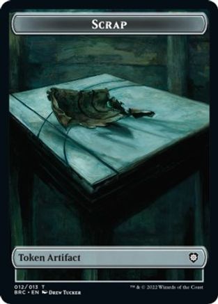 Scrap // Phyrexian Myr Double-sided Token - Commander: The Brothers ...