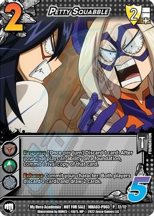 Petty Squabble (Plus Ultra Pack 3) - UniVersus: My Hero Academia Promo ...