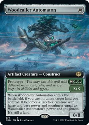 Woodcaller Automaton (Extended Art) - The Brothers' War - Magic: The ...