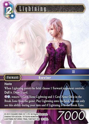 Lightning (Legend) - Resurgence of Power - Final Fantasy TCG