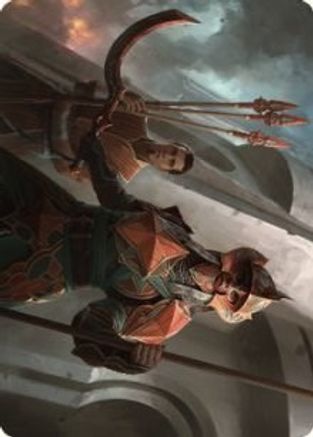 Siege Veteran Art Card - Art Series: The Brothers' War - Magic: The ...