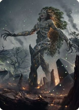 Titania, Gaea Incarnate Art Card - Art Series: The Brothers' War ...