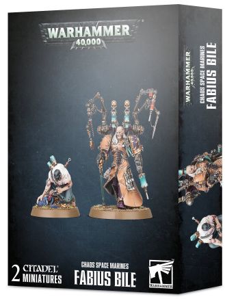Warhammer 40K: Chaos Space Marines: Fabius Bile - Warhammer Plastic Box ...
