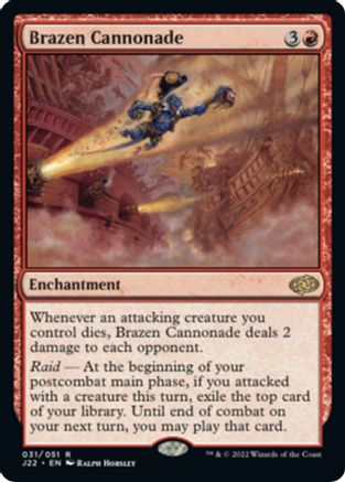 Brazen Cannonade - Jumpstart 2022 - Magic: The Gathering