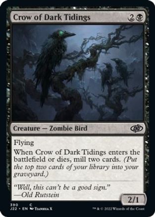 Crow of Dark Tidings - Jumpstart 2022 - Magic: The Gathering