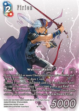Firion (Full Art) - Resurgence of Power - Final Fantasy TCG