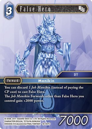 False Hero - Resurgence of Power - Final Fantasy TCG