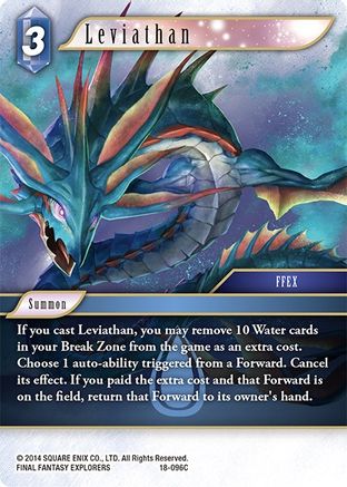 Leviathan - Resurgence of Power - Final Fantasy TCG