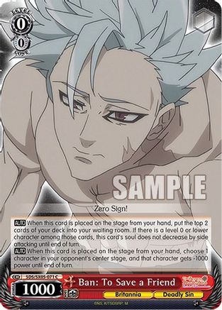 Ban: To Save a Friend - The Seven Deadly Sins: Revival of The ...