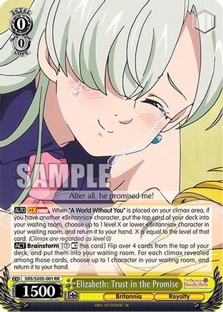 Elizabeth: Trust in the Promise - The Seven Deadly Sins: Revival of The ...