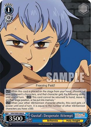 Gustaf: Desperate Attempt - The Seven Deadly Sins: Revival of The ...