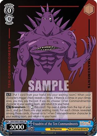 Fraudrin of the Ten Commandments (SR) - The Seven Deadly Sins: Revival ...