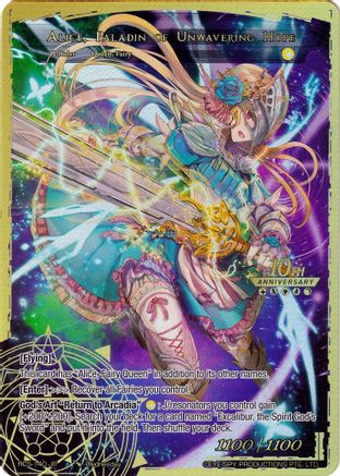 Alice, the Ally of Fairies // Alice, Paladin of Unwavering Hope - 10th ...
