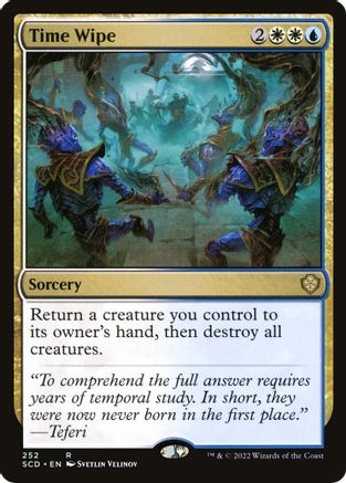 Time Wipe - Starter Commander Decks - Magic: The Gathering