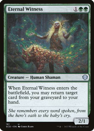 Eternal Witness - Starter Commander Decks - Magic: The Gathering