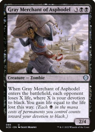 Gray Merchant of Asphodel - Starter Commander Decks - Magic: The Gathering
