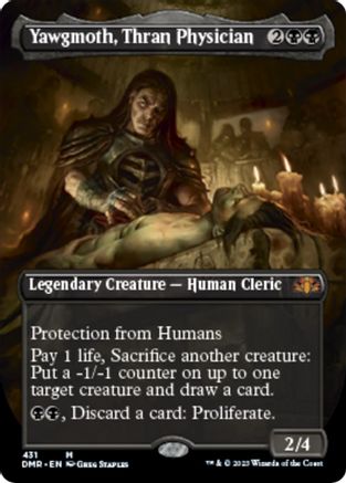 Yawgmoth, Thran Physician (Borderless) - Dominaria Remastered - Magic ...