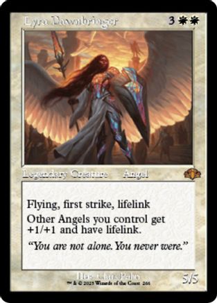 Lyra Dawnbringer (Retro Frame) - Dominaria Remastered - Magic: The Gathering