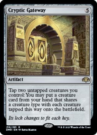 Cryptic Gateway - Dominaria Remastered - Magic: The Gathering