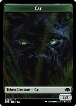 Cat Token (008) - Dominaria Remastered - Magic: The Gathering
