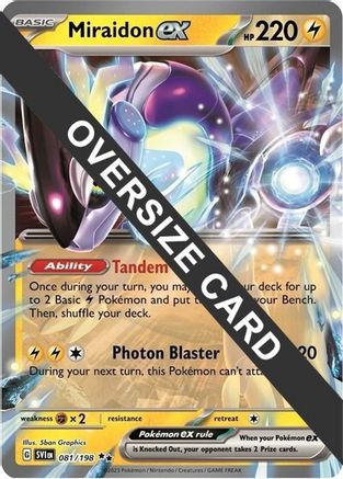 Miraidon ex - Jumbo Cards - Pokemon