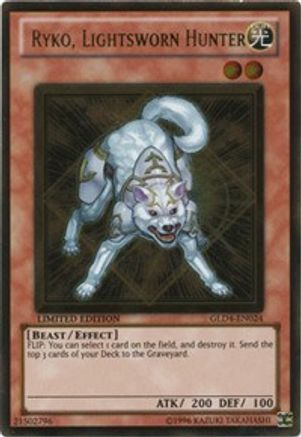 Ryko, Lightsworn Hunter - Gold Series 4: Pyramids Edition - YuGiOh