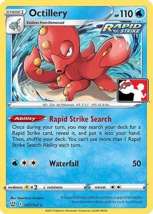 Octillery - Prize Pack Series Cards - Pokemon