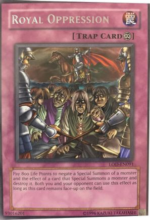 Royal Oppression - Legacy of Darkness (Worldwide English) - YuGiOh