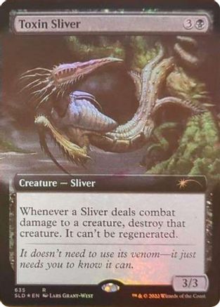 Toxin Sliver (Extended Art) - Secret Lair Drop Series - Magic: The ...