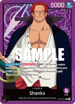 Shanks - Starter Deck 5: Film Edition - One Piece Card Game