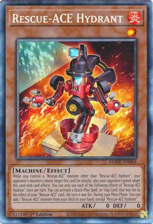 Rescue-ACE Hydrant (CR) - Amazing Defenders - YuGiOh