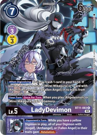 LadyDevimon (Alternate Art) - Dimensional Phase - Digimon Card Game