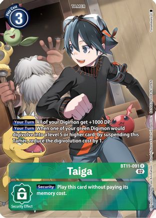 Taiga (Alternate Art) - Dimensional Phase - Digimon Card Game