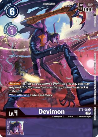 Devimon (Digimon Illustration Competition Pack 2022) - Dimensional ...